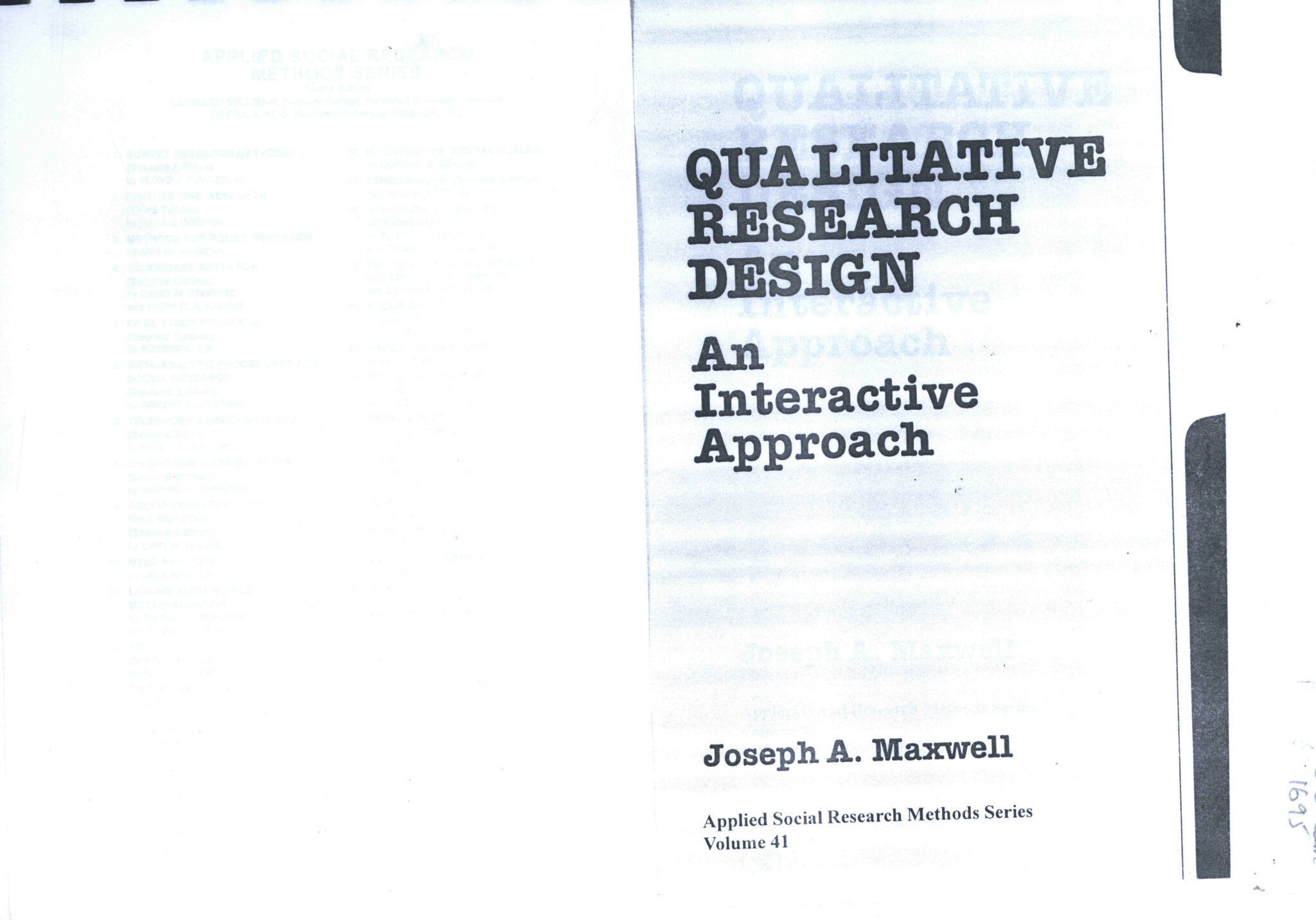 Qualitative research design: An Interractive Approach. – Documentation ...
